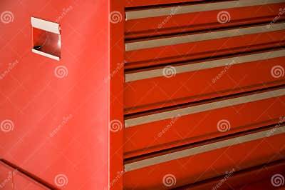 Red Toolbox Detail stock image. Image of toolbox, container - 1447499