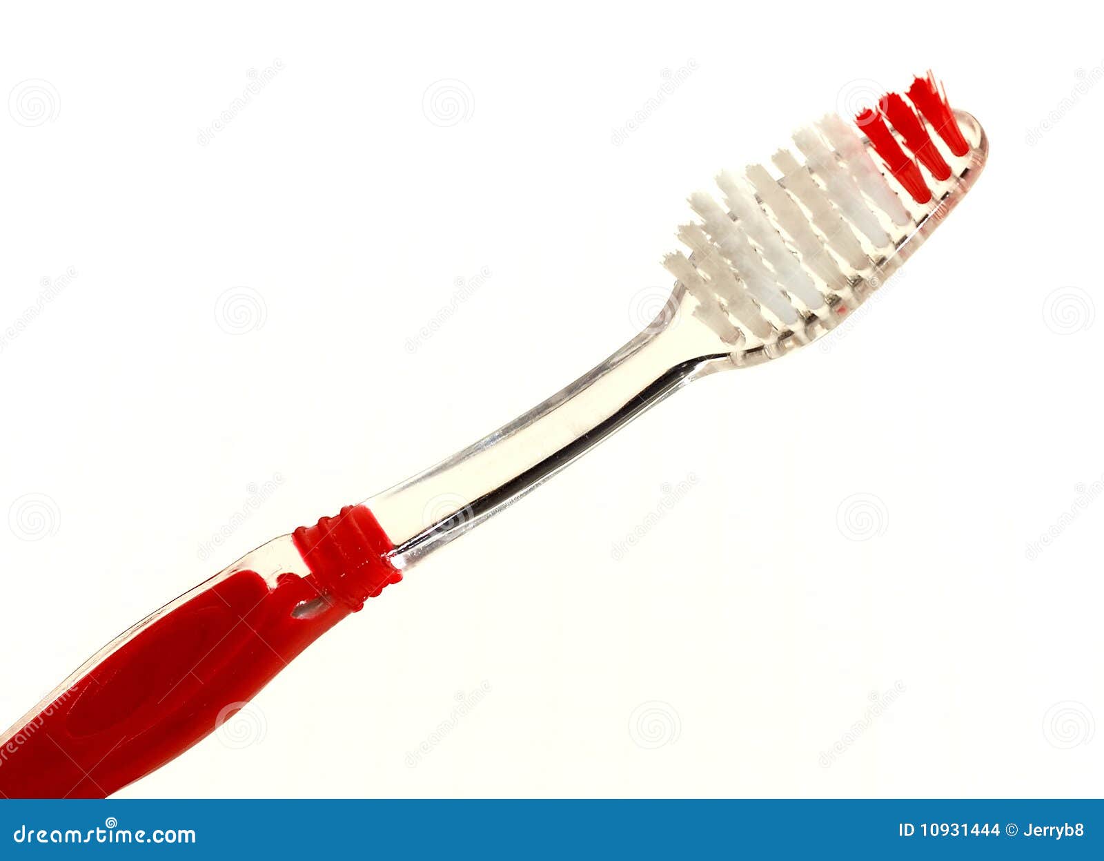 Red toothbrush stock photo. Image of pristine, brush - 10931444