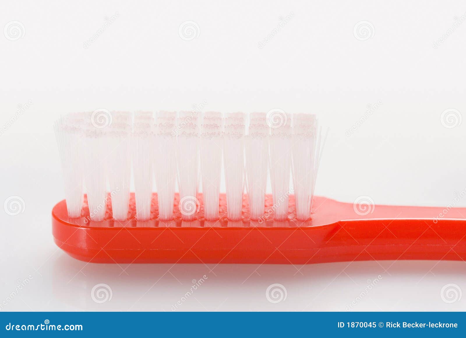 Red toothbrush stock image. Image of toothbrush, dentist - 1870045