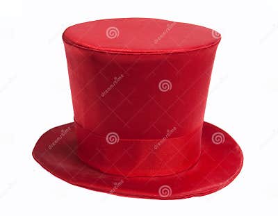 Red Top Hat stock photo. Image of styled, classical, clothing - 12437814