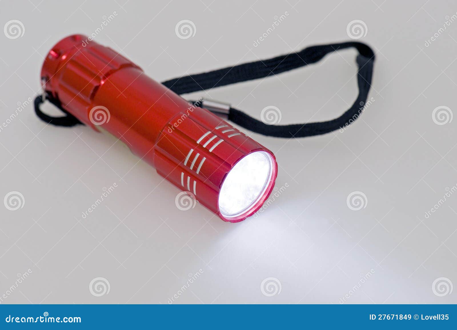 Red torch stock image. Image of torch, bulb, light, metallic - 27671849