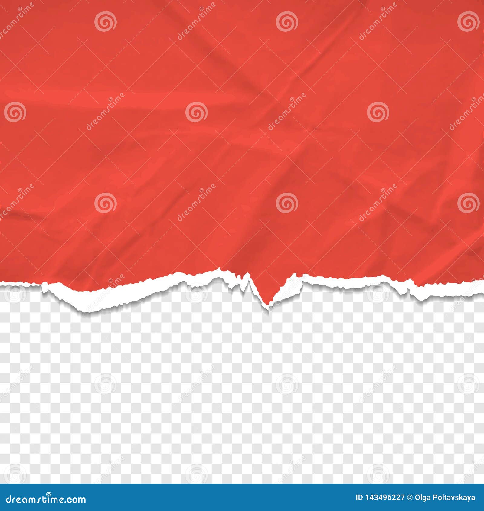 This is a Red Torn Paper Background. Stock Vector - Illustration of ...