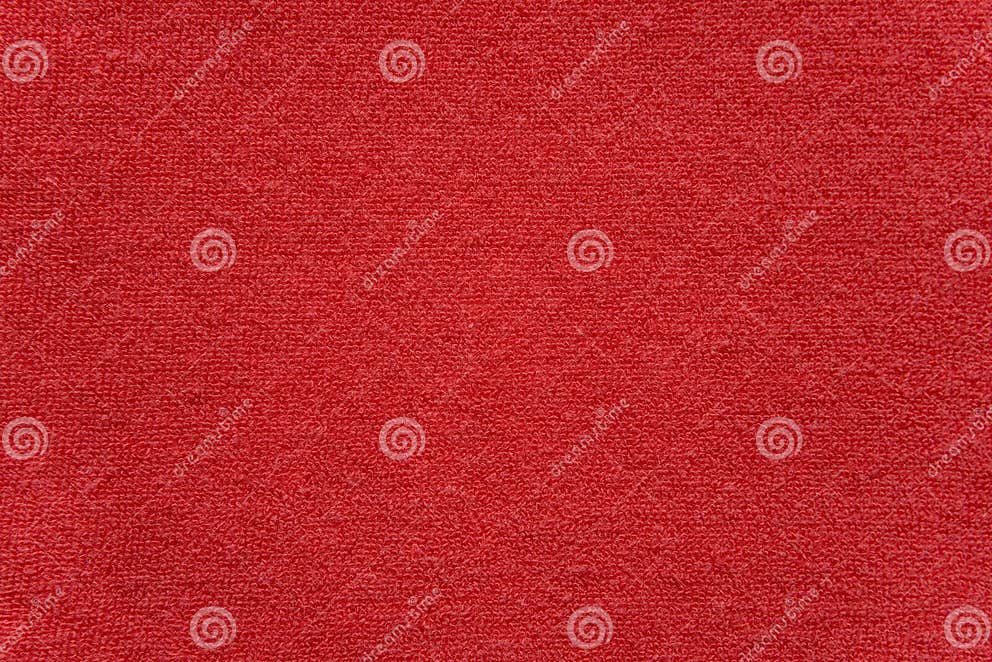 Red towel cloth texture stock image. Image of fabric, macro - 6312931