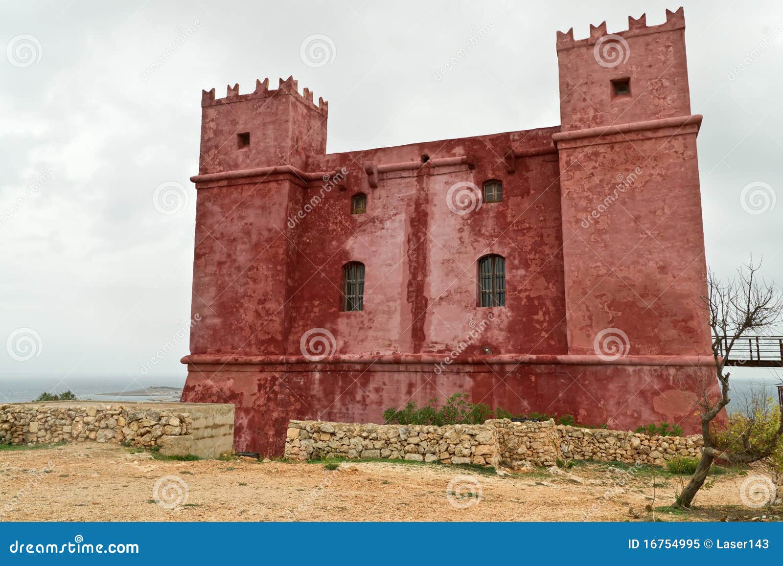 The Red Tower stock image. Image of architecture, famous - 16754995