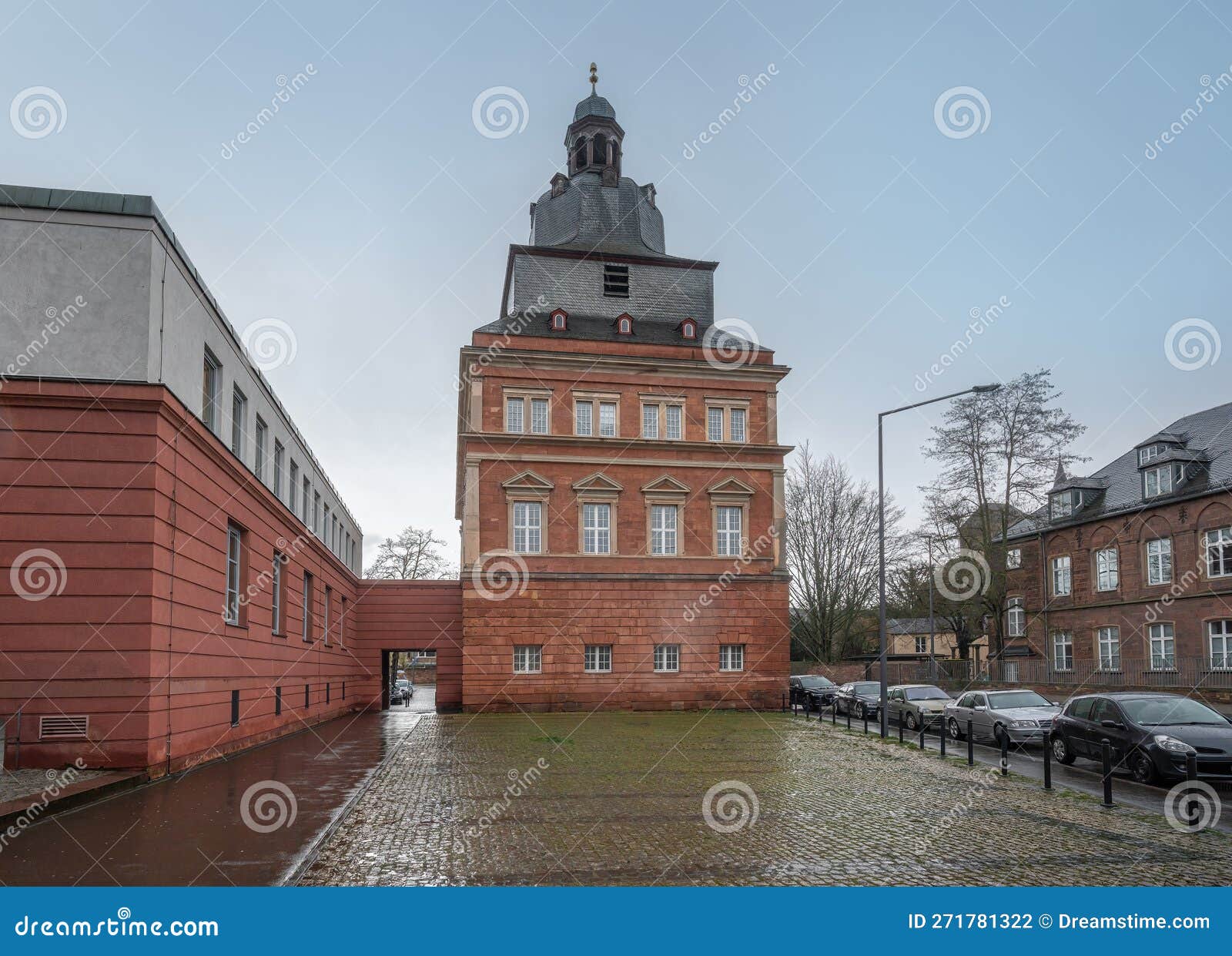 Red Tower at Electoral Palace - Trier, Germany Editorial Photography ...