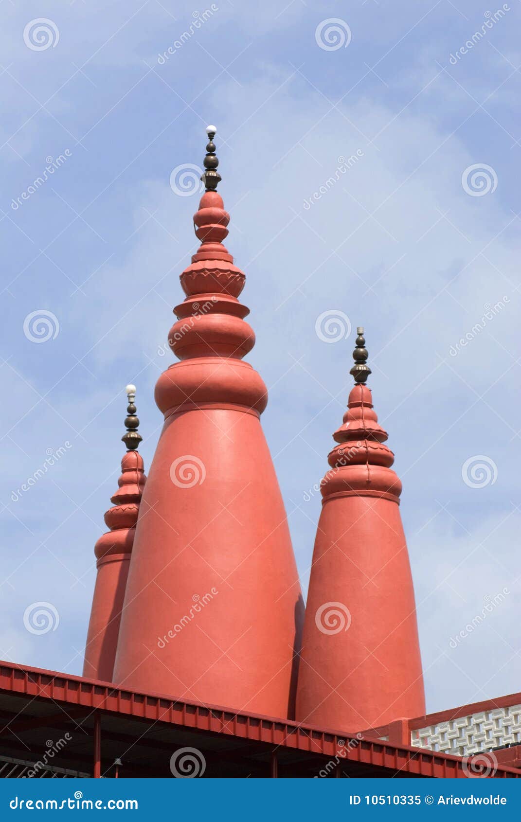 Red towers stock image. Image of towers, vacation, famous - 10510335