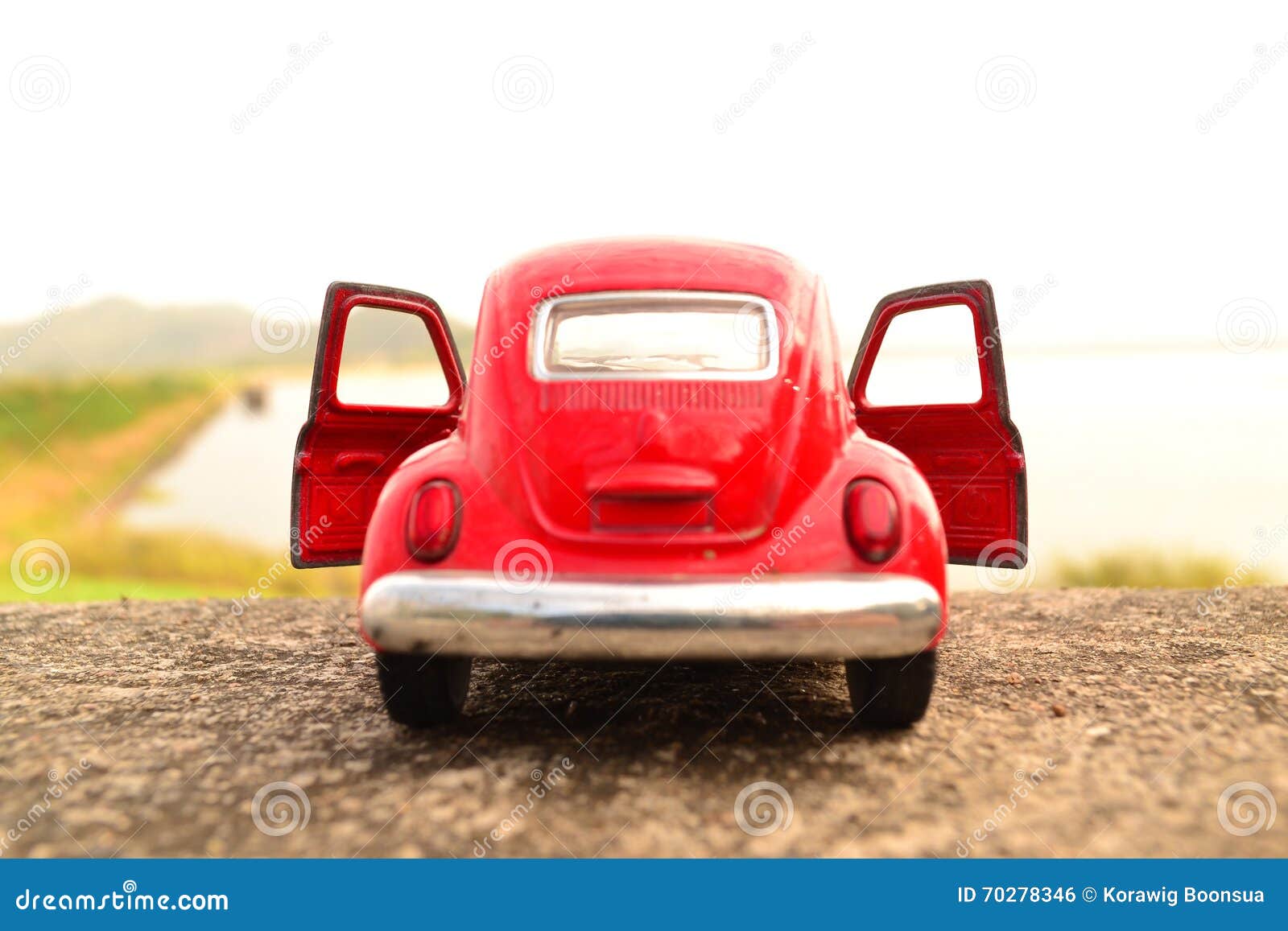Red toy car stock photo. Image of model, color, small - 70278346