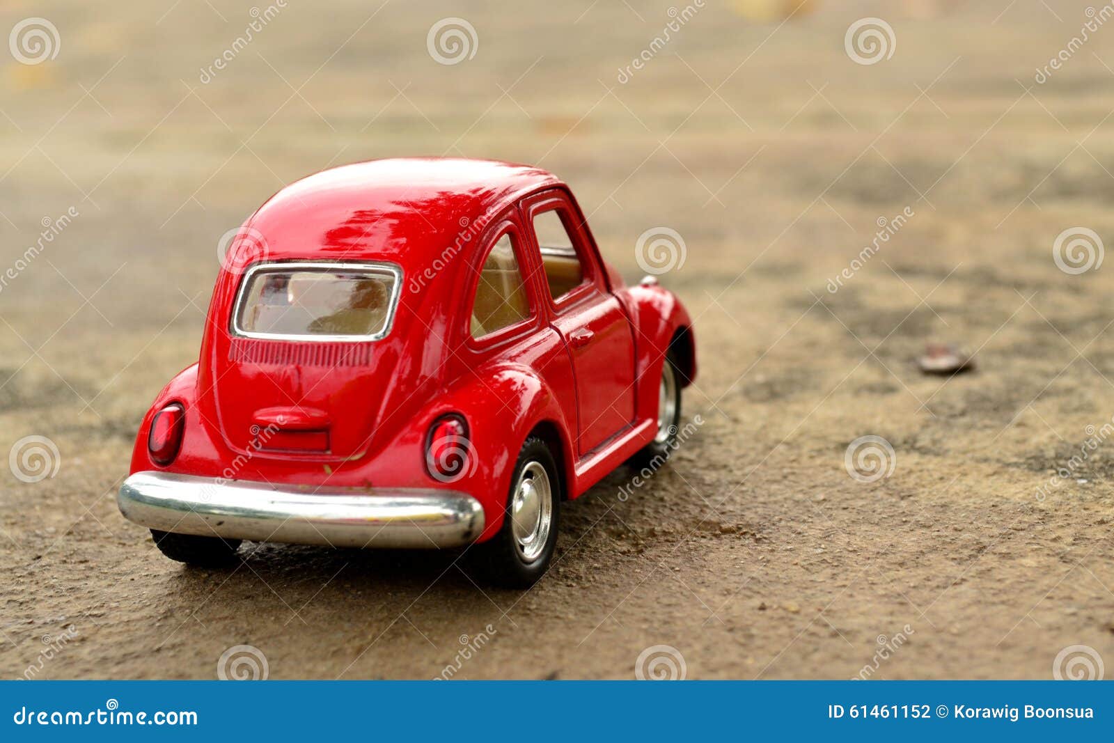 Red toy car stock photo. Image of childhood, closeup - 61461152