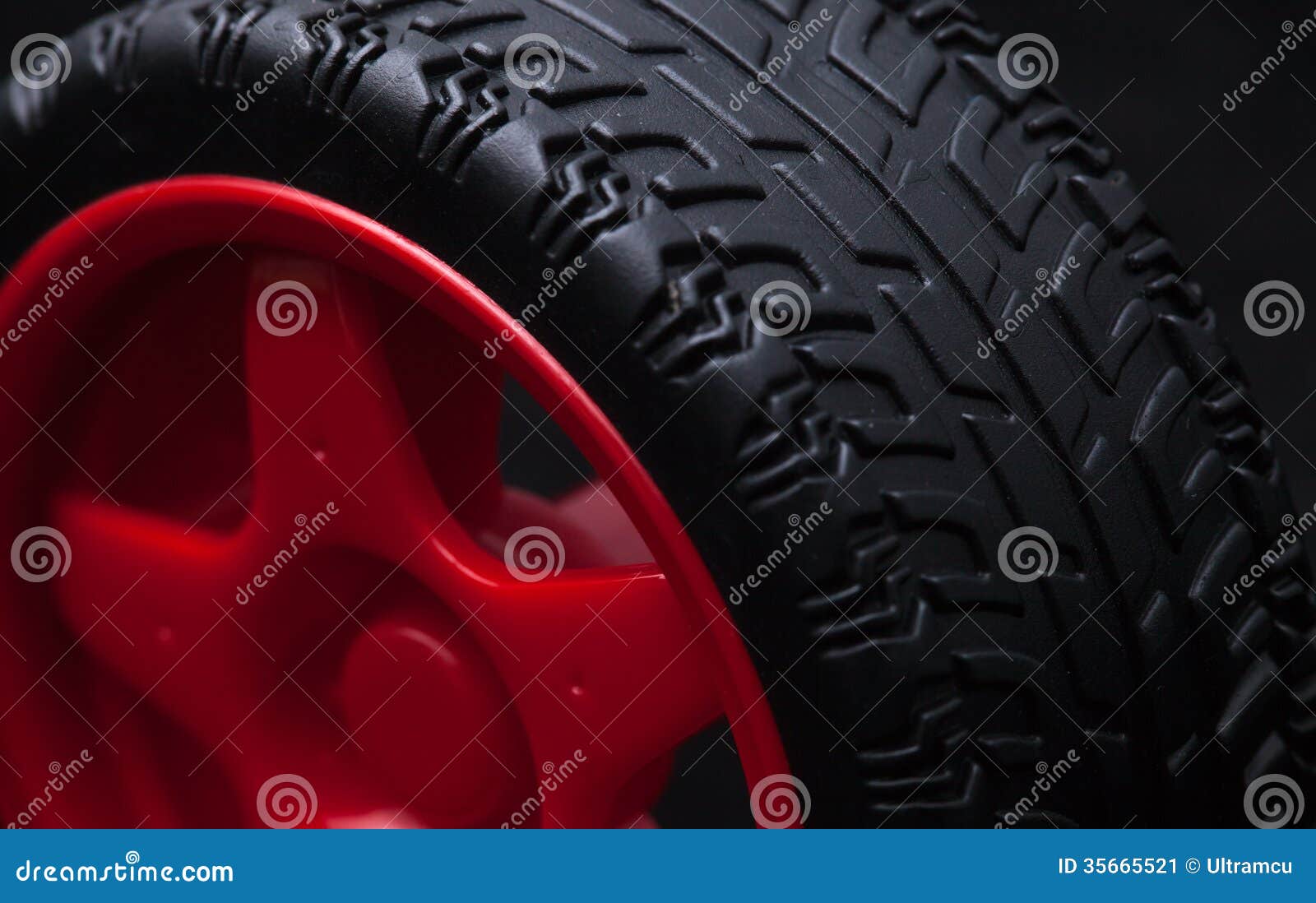 Red toy car wheel stock image. Image of black, yellow - 35665521