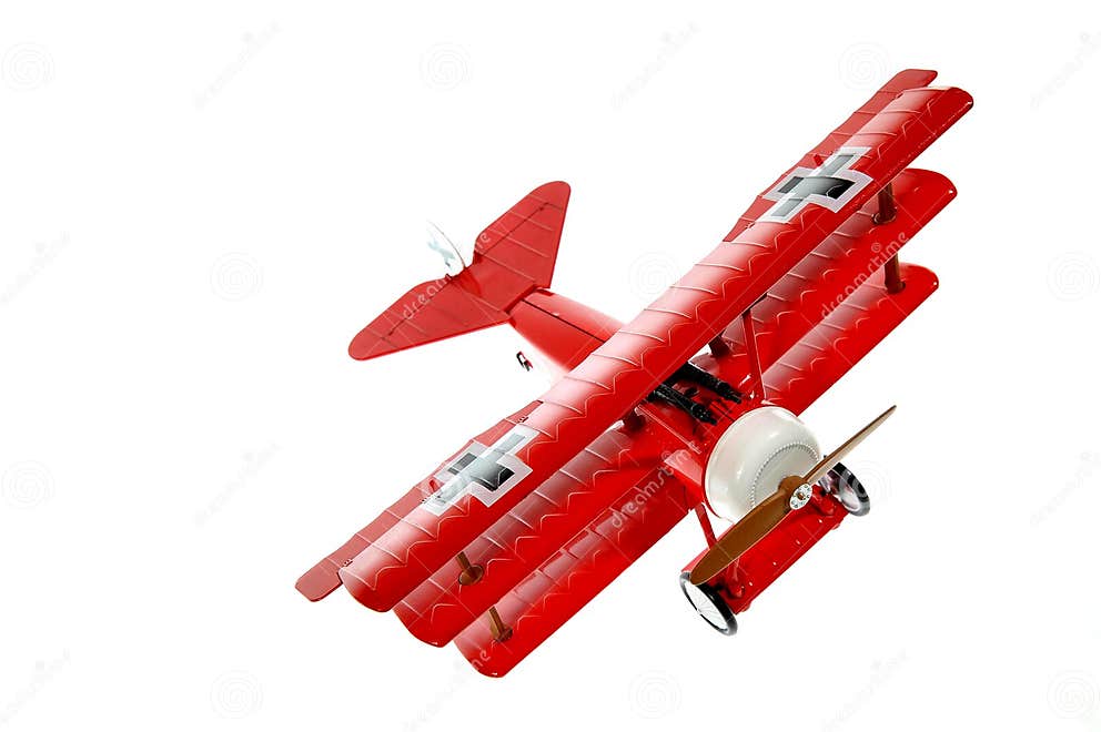 Red toy plane stock photo. Image of white, pilot, isolated - 13706870