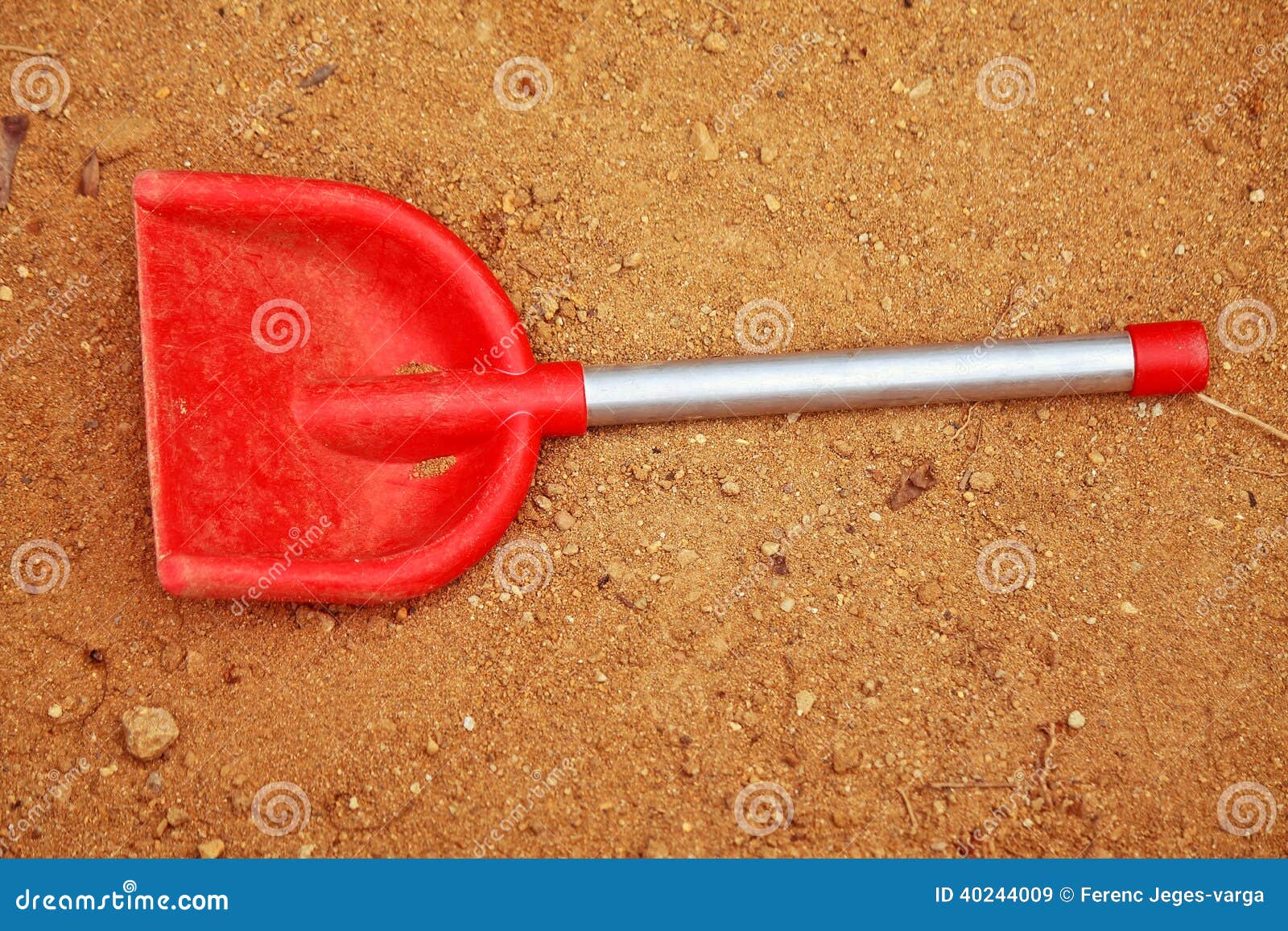 Red toy spade stock image. Image of cheerful, lifestyle - 40244009