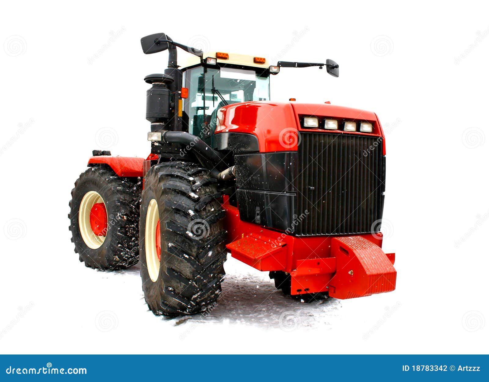 Red tractor stock photo. Image of farming, agriculture - 18783342