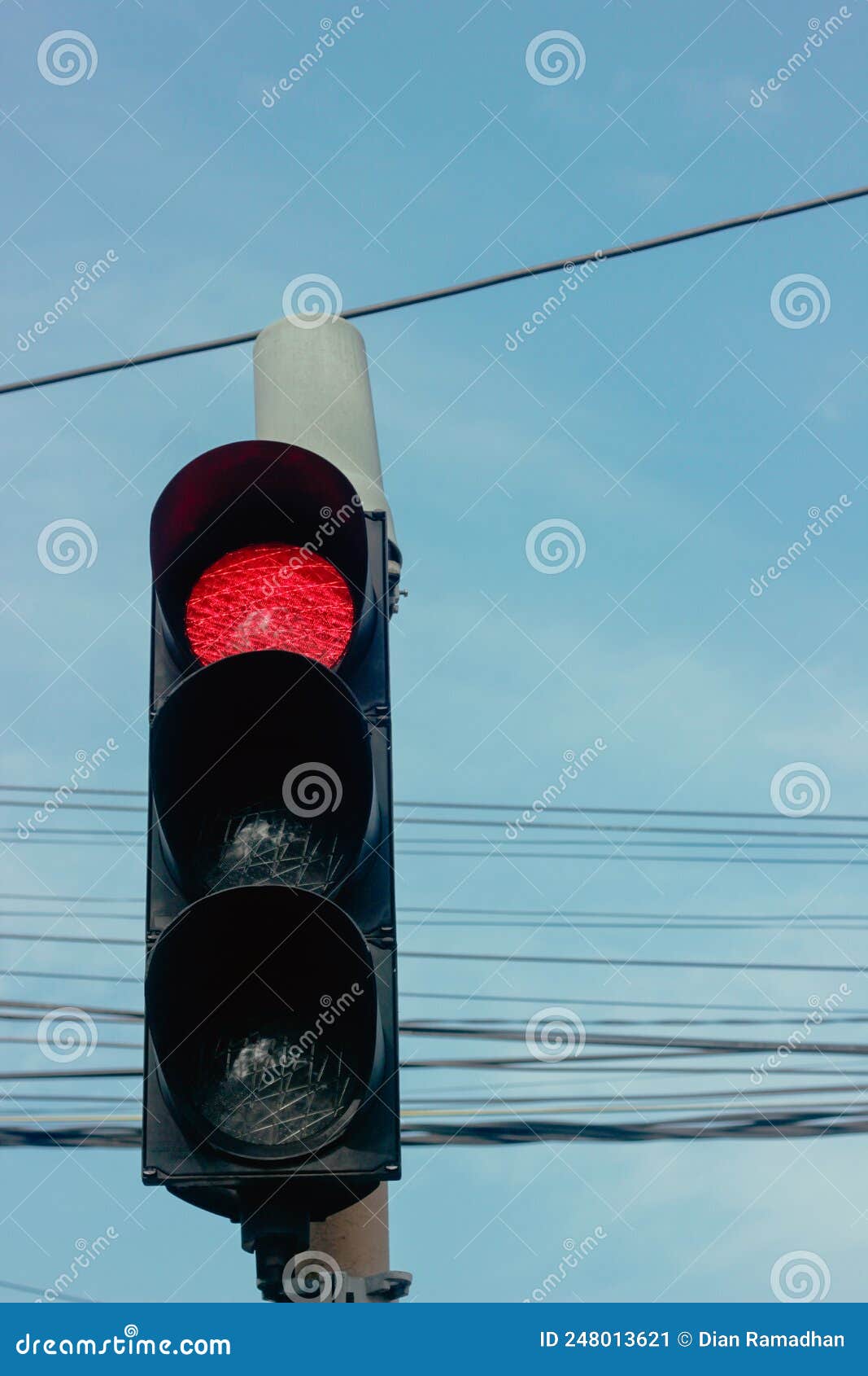 Red traffic light stock image. Image of symbol, light - 248013621