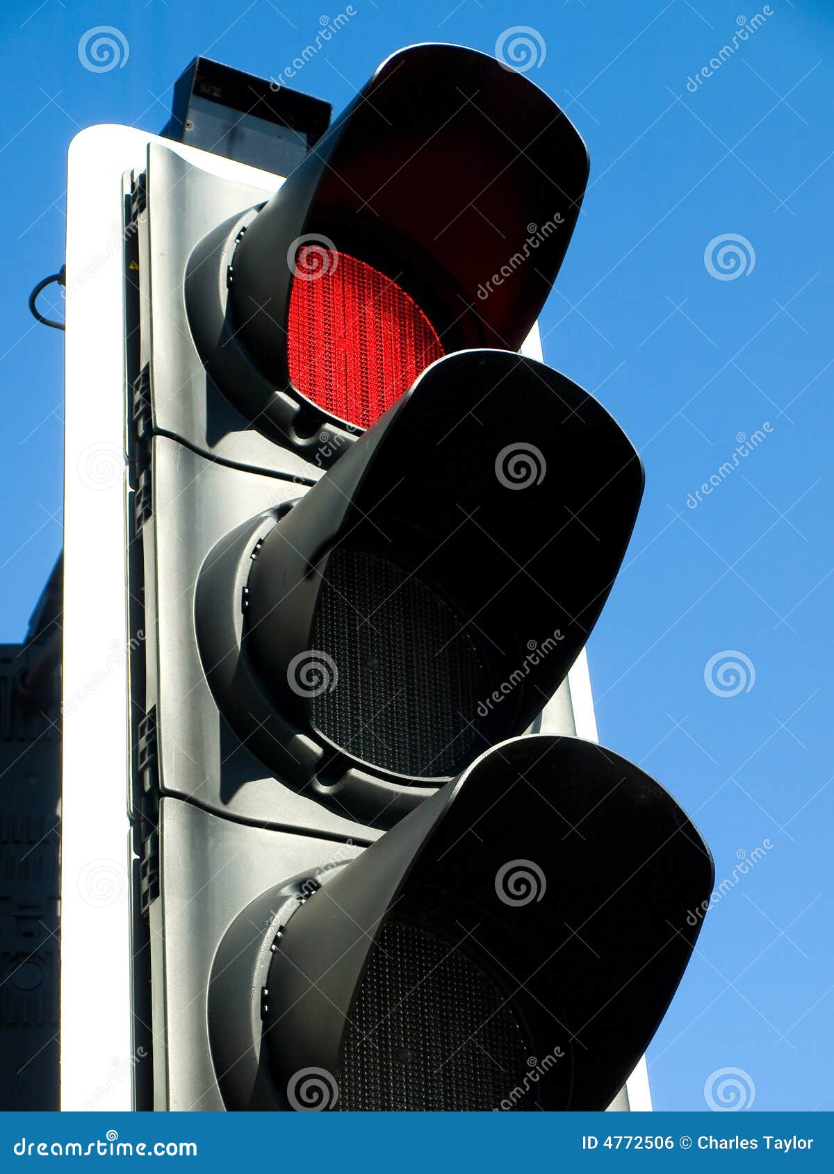 Red traffic light stock photo. Image of cars, transport - 4772506