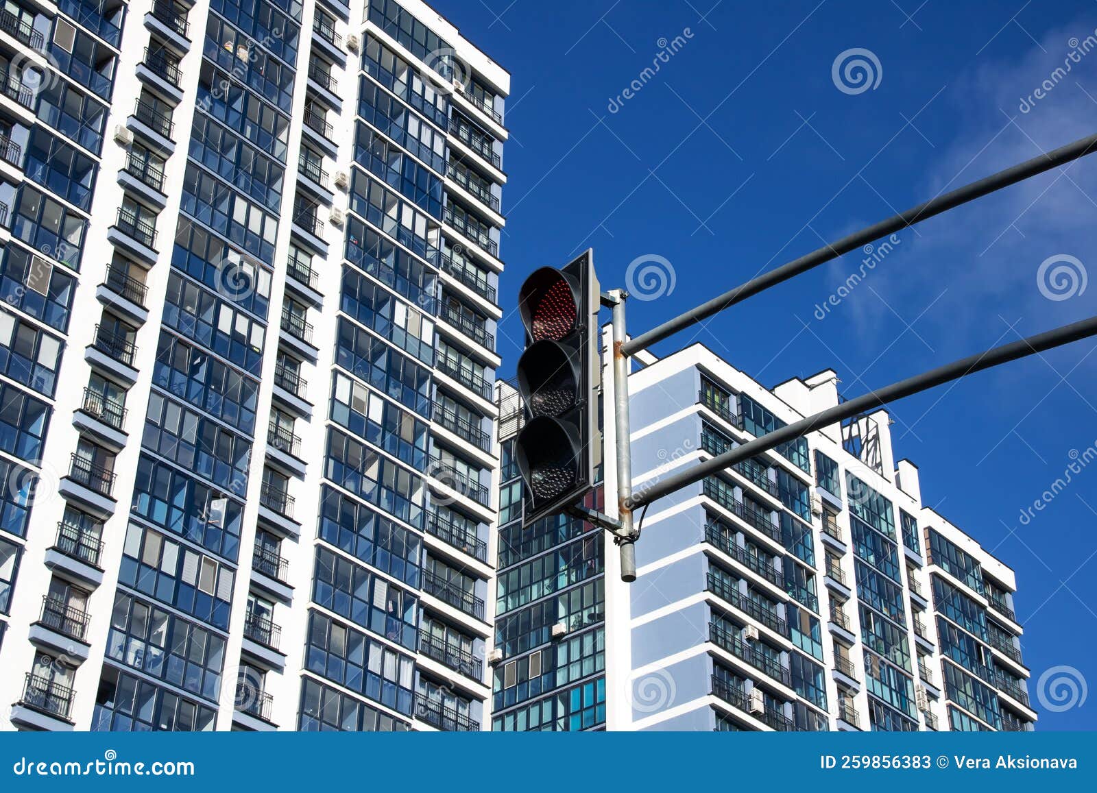 Red Traffic Light on the Background of Buildings Stock Image - Image of ... Red Traffic Light on the Background of Buildings Stock Image - Image of ...