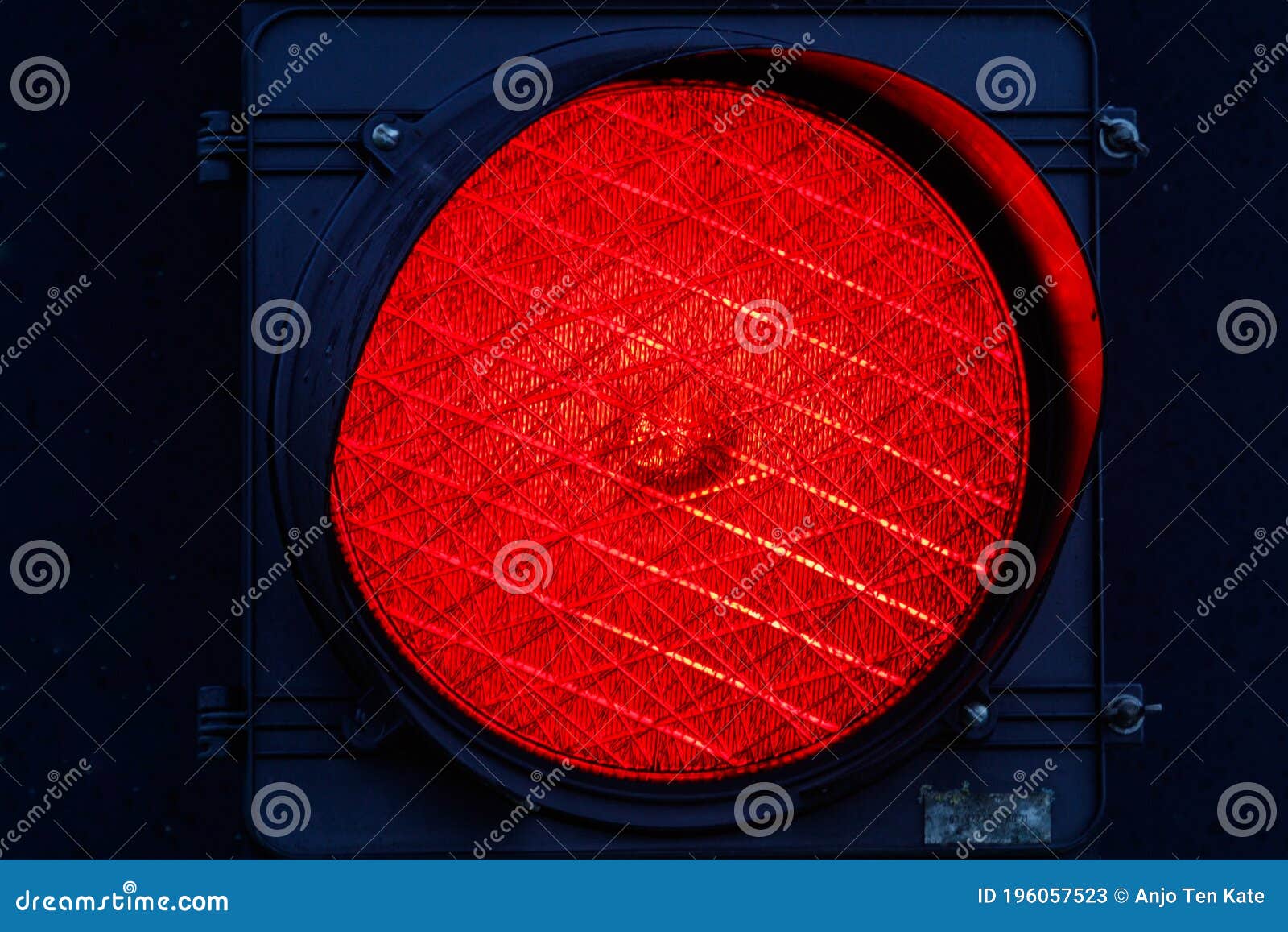 Red traffic light stock image. Image of guidance, transportation ...