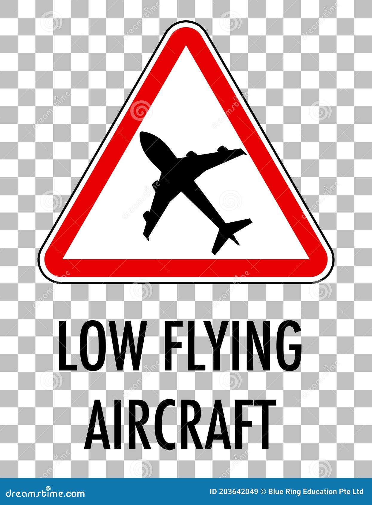 Red Traffic Sign on Transparent Background Stock Vector - Illustration ...