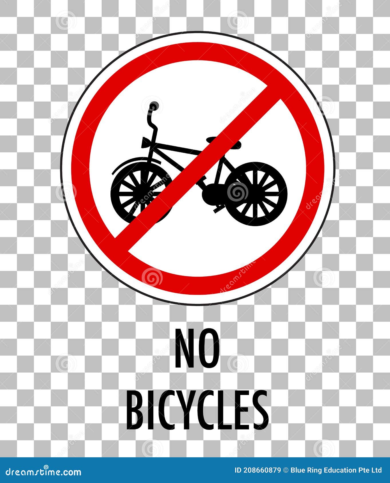 Red Traffic Sign on Transparent Background Stock Vector - Illustration ...