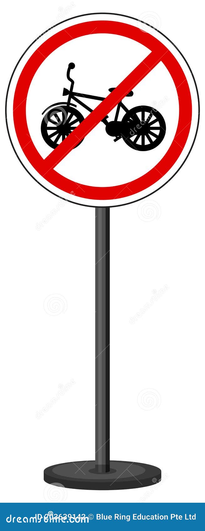 Red Traffic Sign on White Background Stock Vector - Illustration of ...