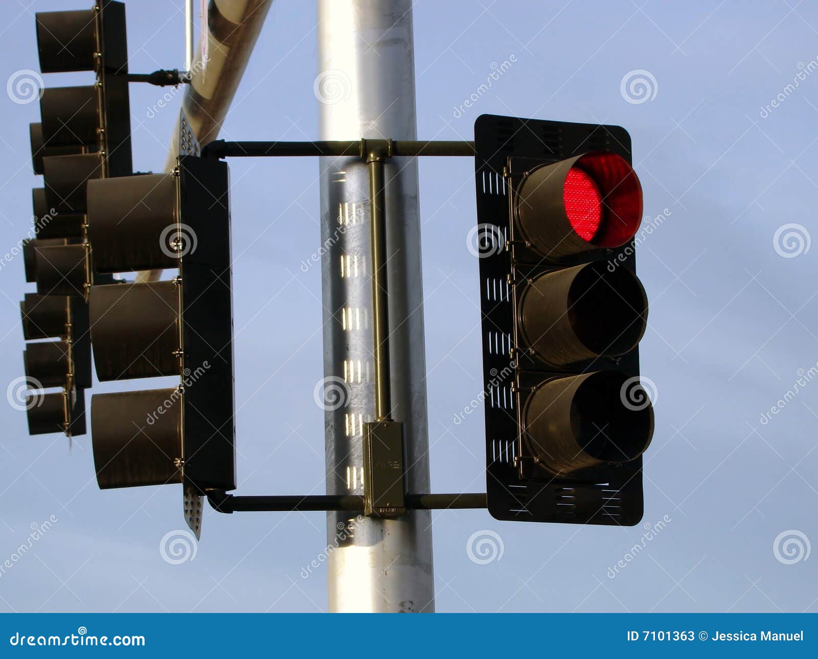 Red traffic signal stock image. Image of vehicles, wait - 7101363