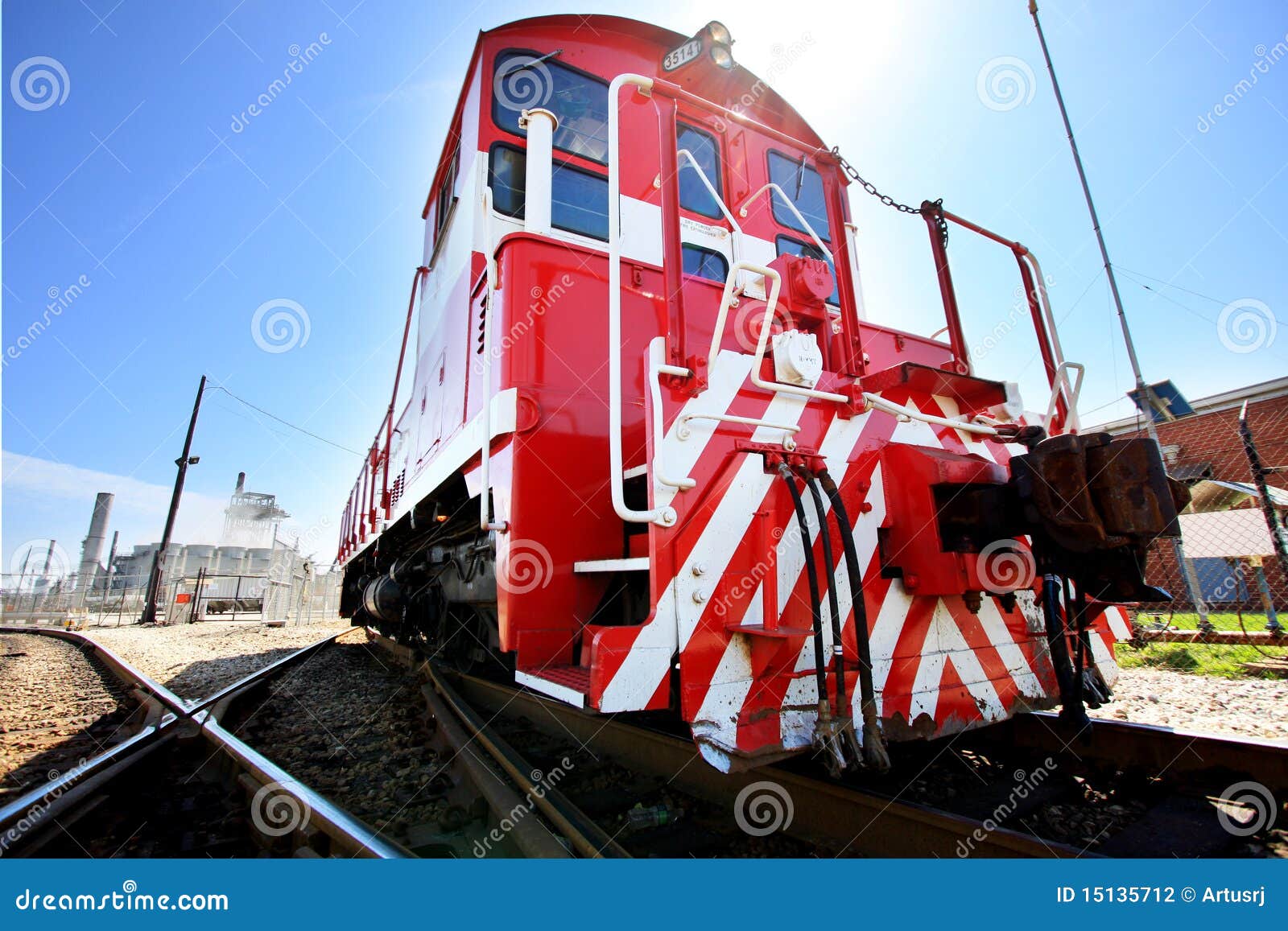 Red Train stock photo. Image of transportation, powerful - 15135712