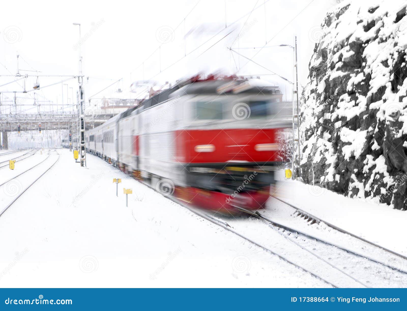 Red train stock photo. Image of outdoor, nature, railroad - 17388664