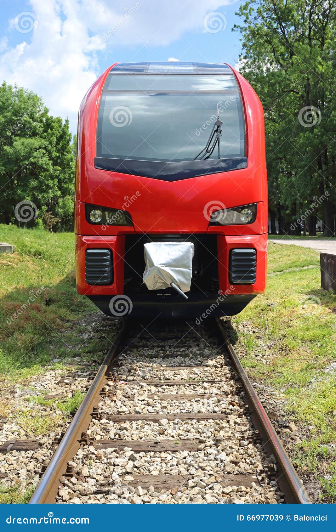 Red Train stock image. Image of locomotive, transport - 66977039