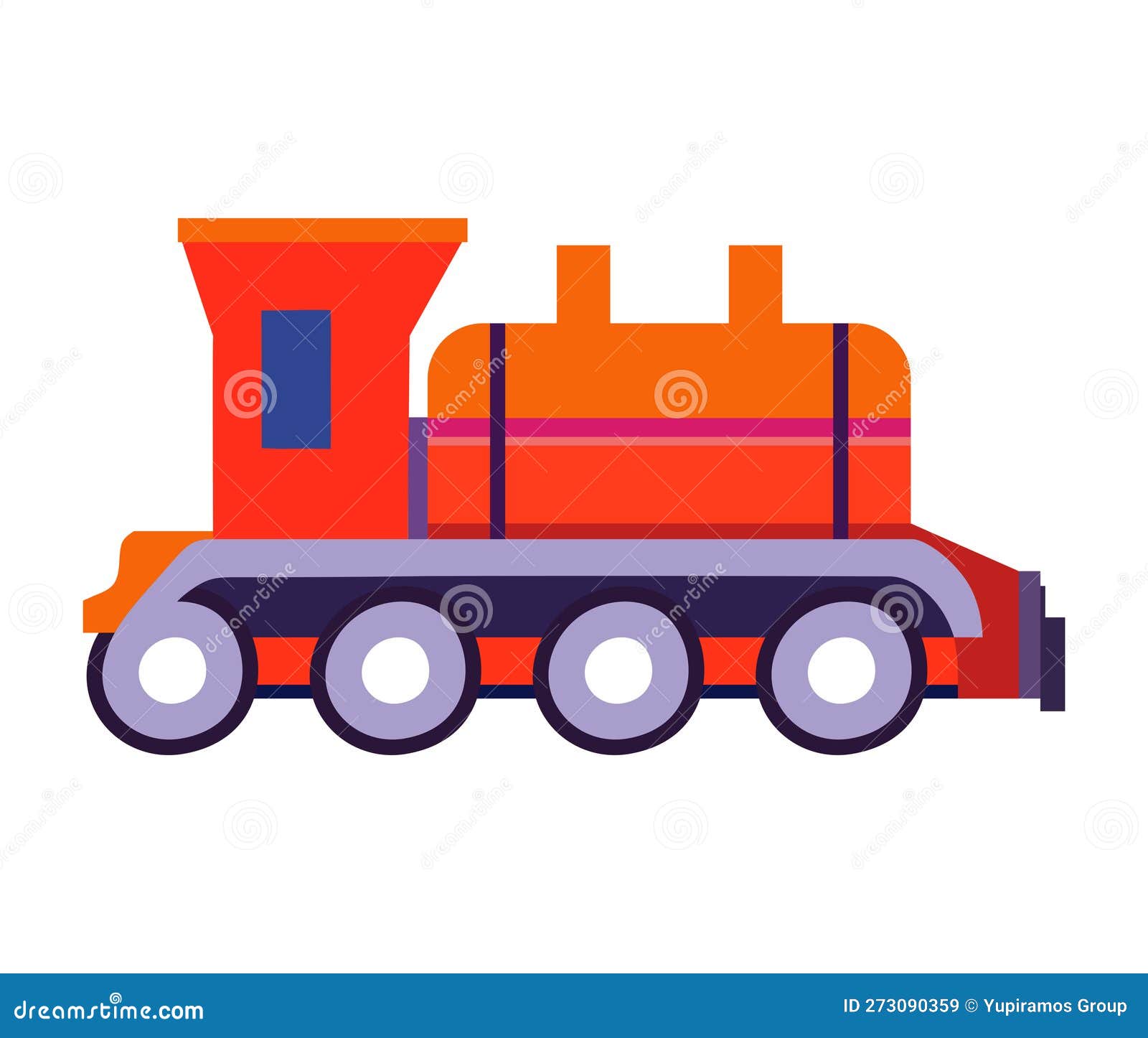 Red train kid toy stock vector. Illustration of baby - 273090359