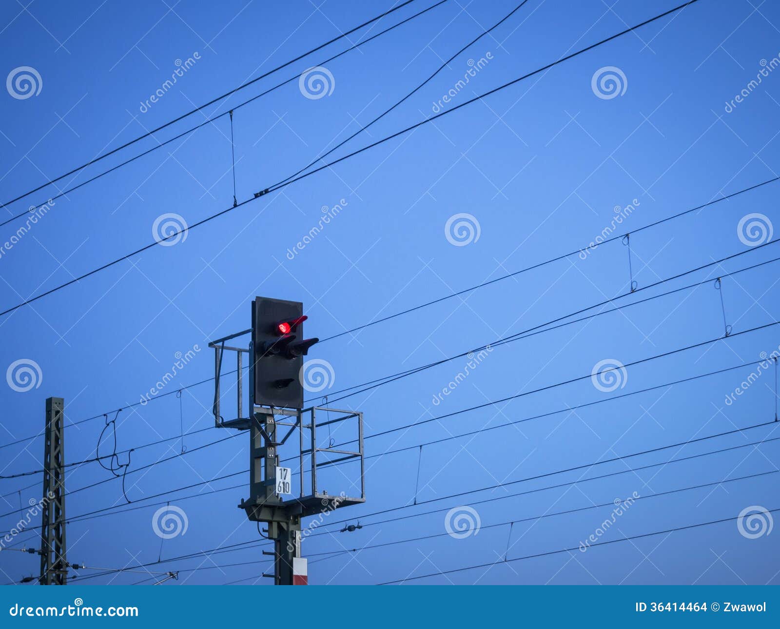 Red train signal stock photo. Image of danger, sign, semaphore - 36414464