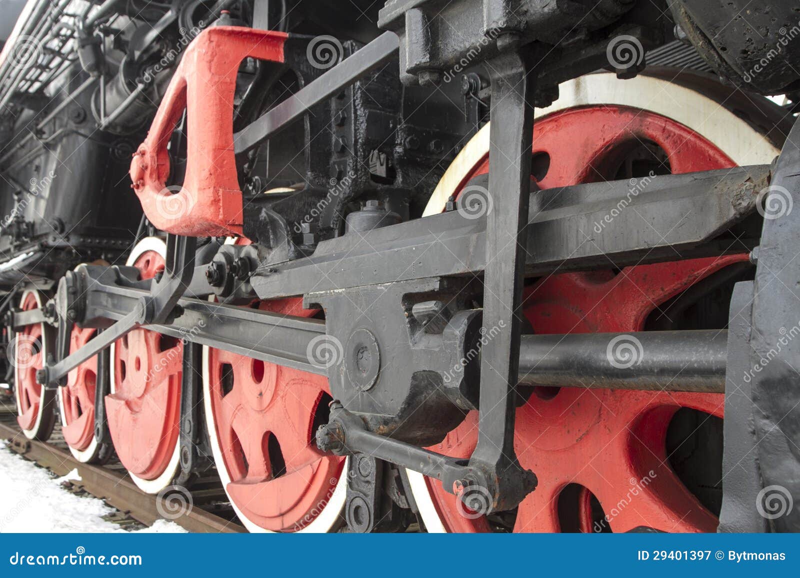 Red train wheels stock image. Image of wheels, wheel - 29401397