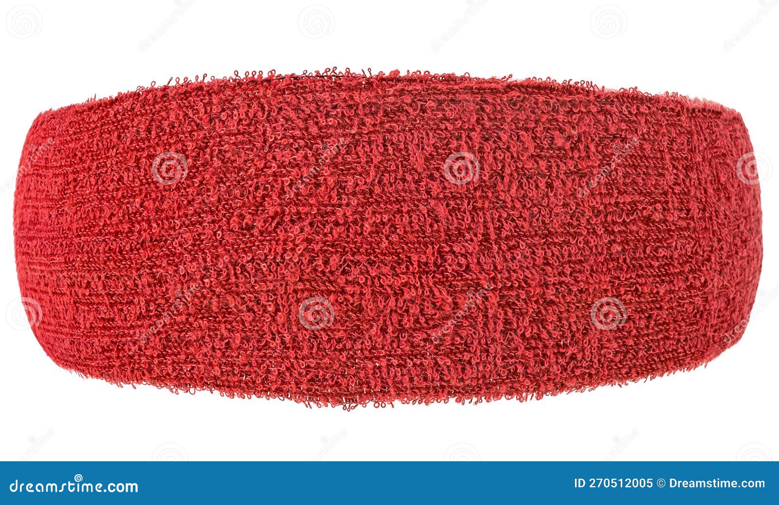 Red Training Headband Isolated on White Background, Front View Stock ...
