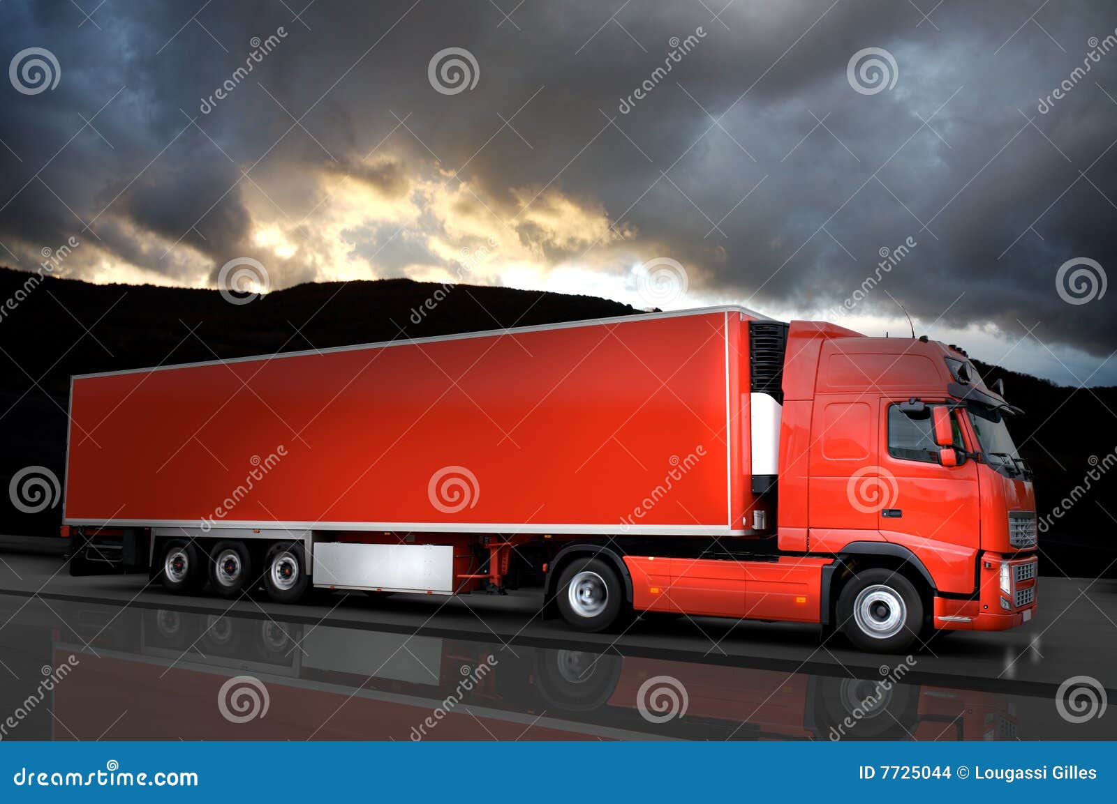 Red transport stock photo. Image of industry, freight - 7725044