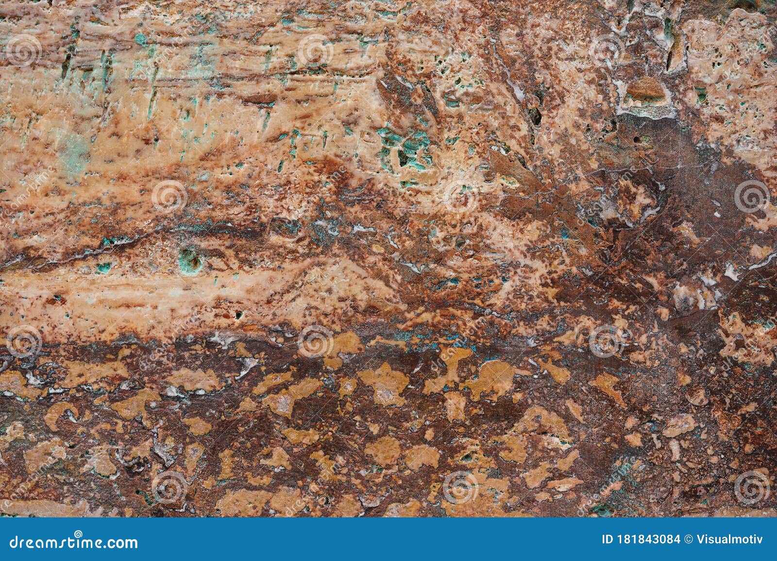 Red Travertine Marble Texture Stock Photo - Image of closeup, rough ...