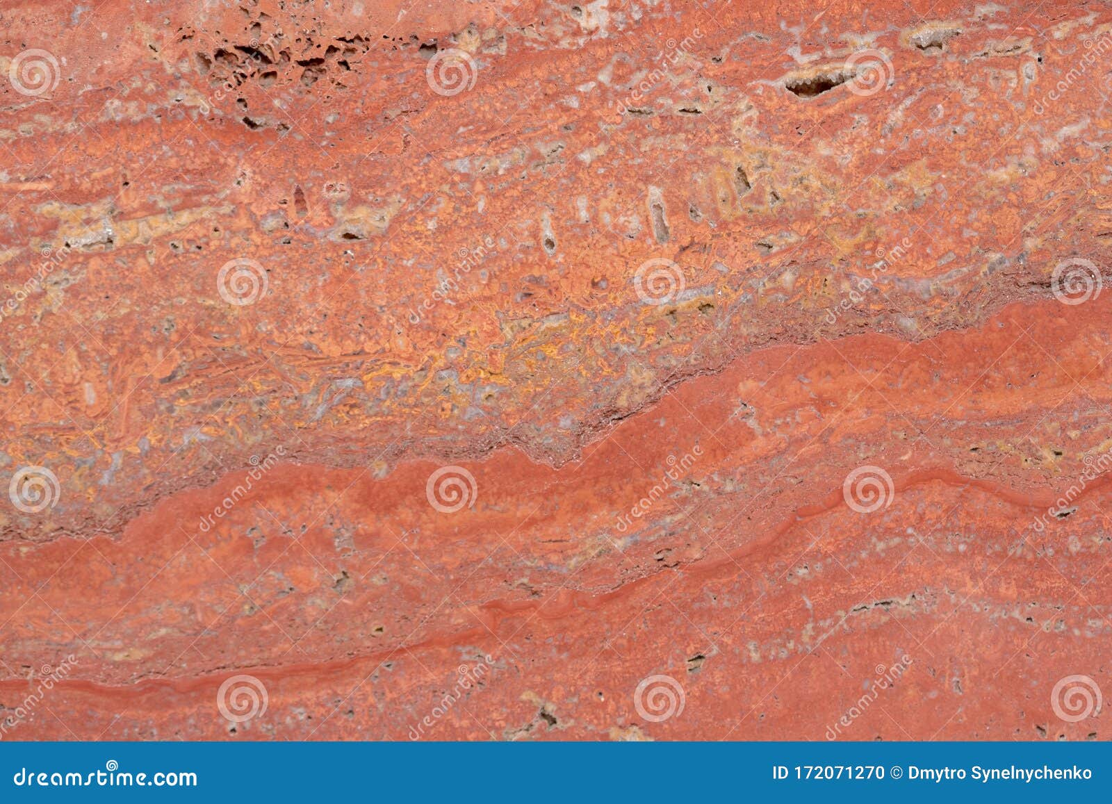 Red Travertine Texture for Your Ideal Interior Project. Stock Photo ...