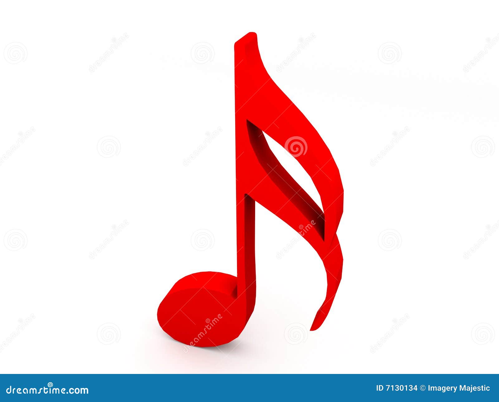 Red treble clef note stock illustration. Illustration of tunes - 7130134