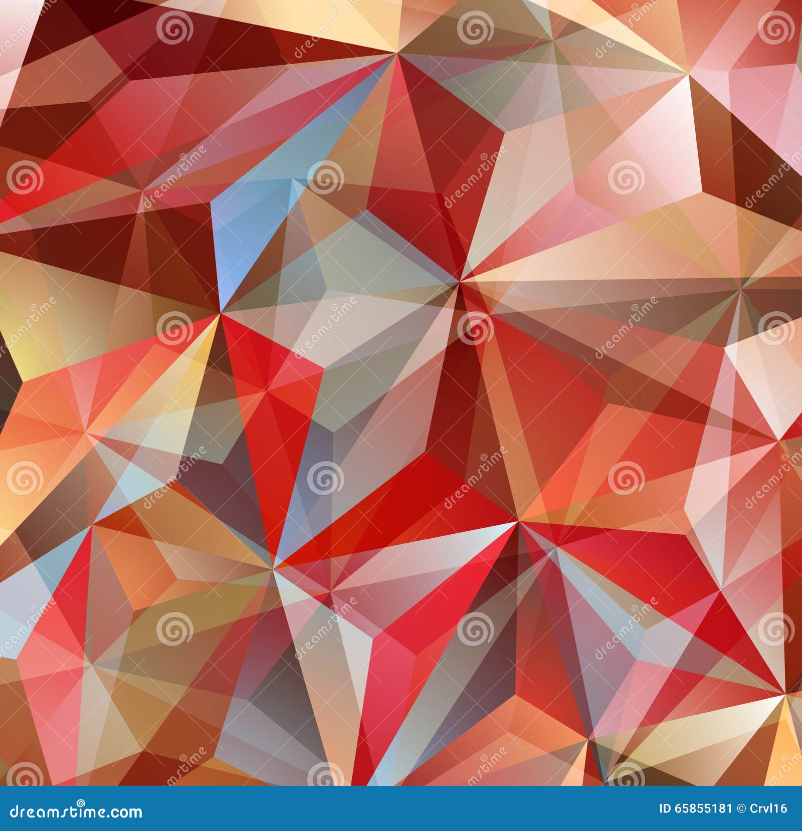 Red Triangle Abstract Background Stock Vector - Illustration of ...