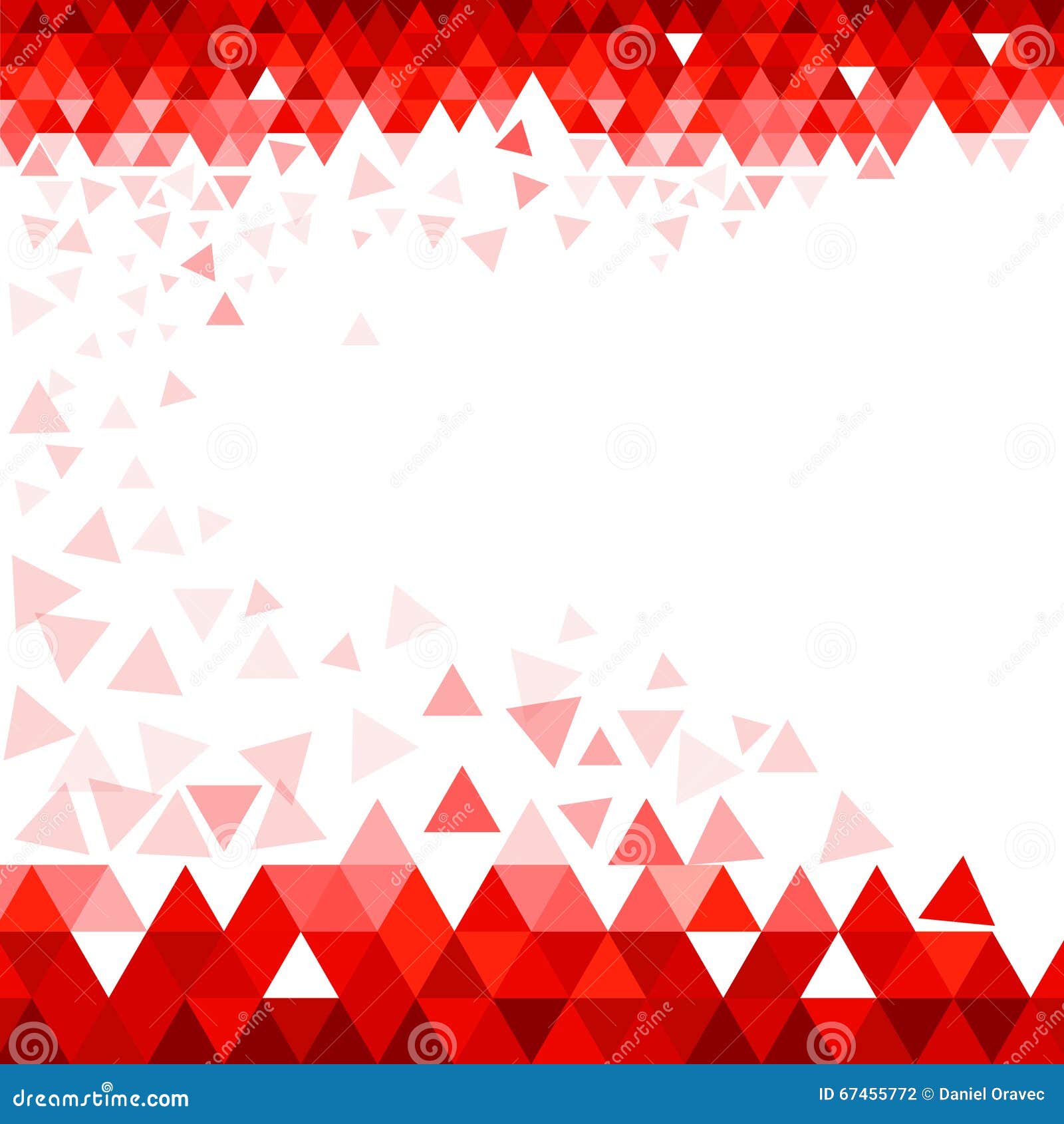 Red Triangle Background Stock Vector Illustration Of Modern 67455772