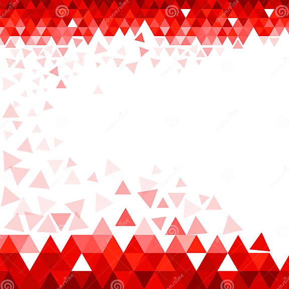 Red Triangle Background stock vector. Illustration of modern - 67455772