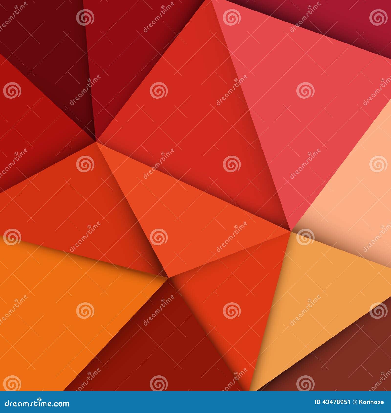 Red triangle background stock vector. Illustration of colorful - 43478951
