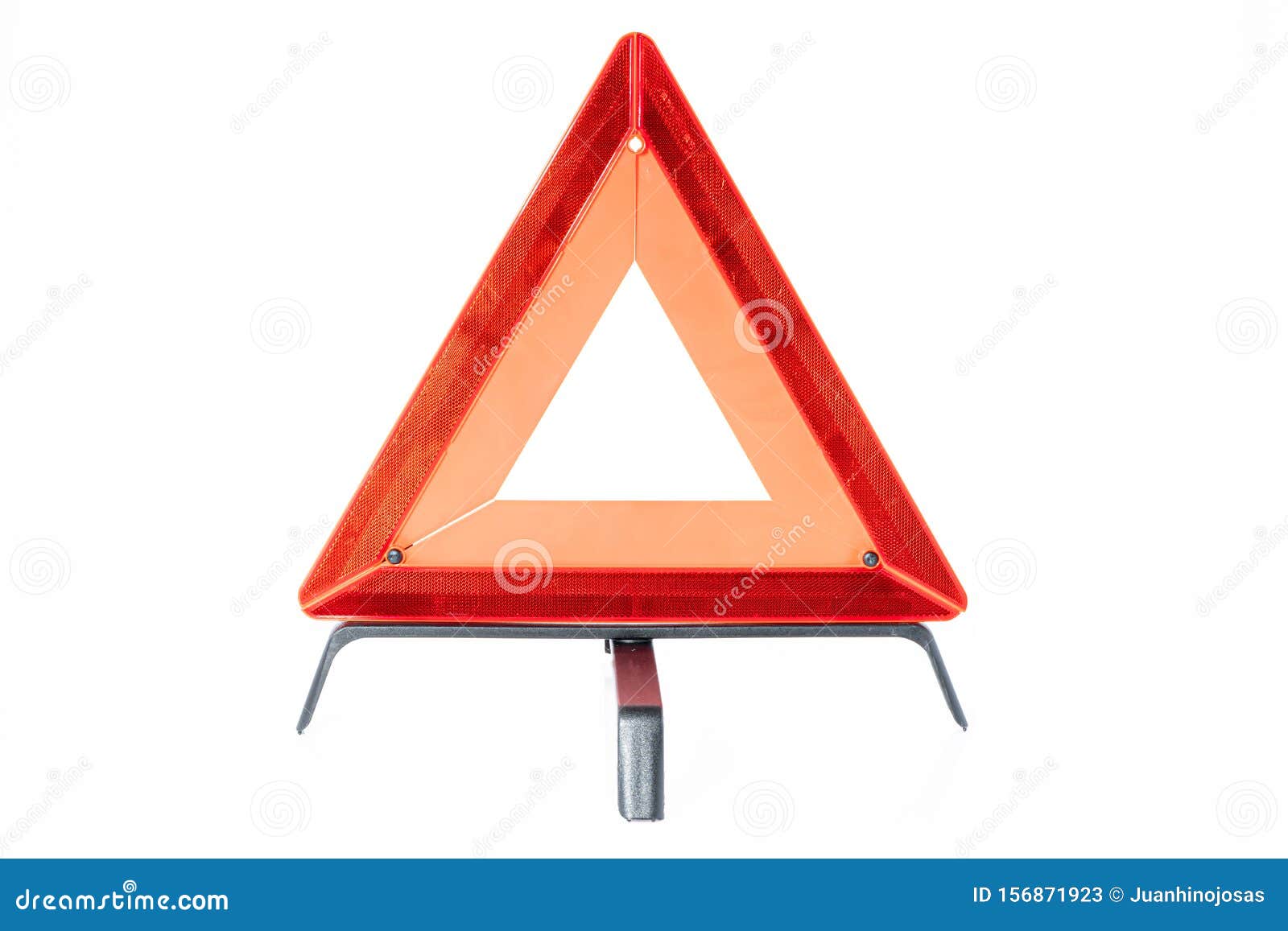 Red Triangle of Danger for Emergencies of Car Broken Down on Road only ...