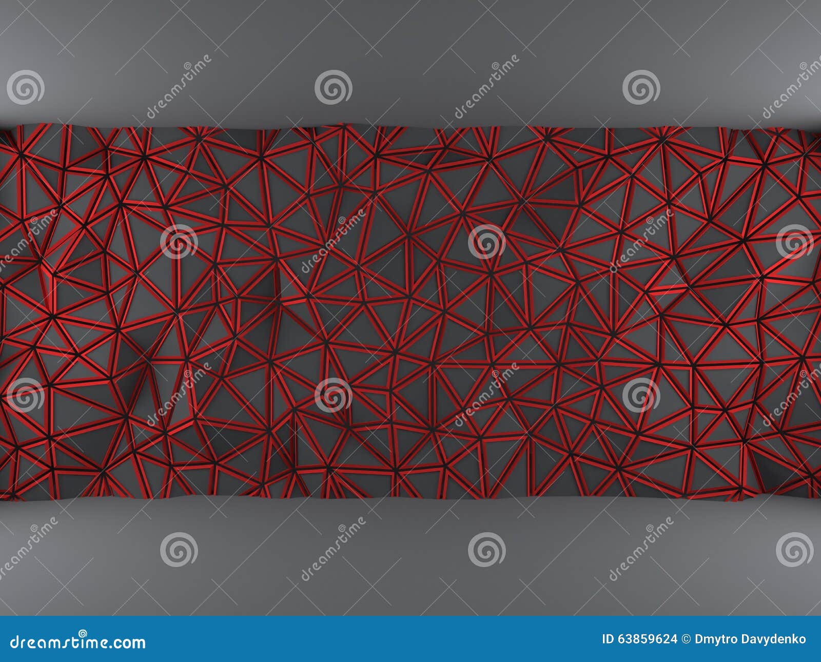 Red triangle net stock illustration. Illustration of gradient - 63859624