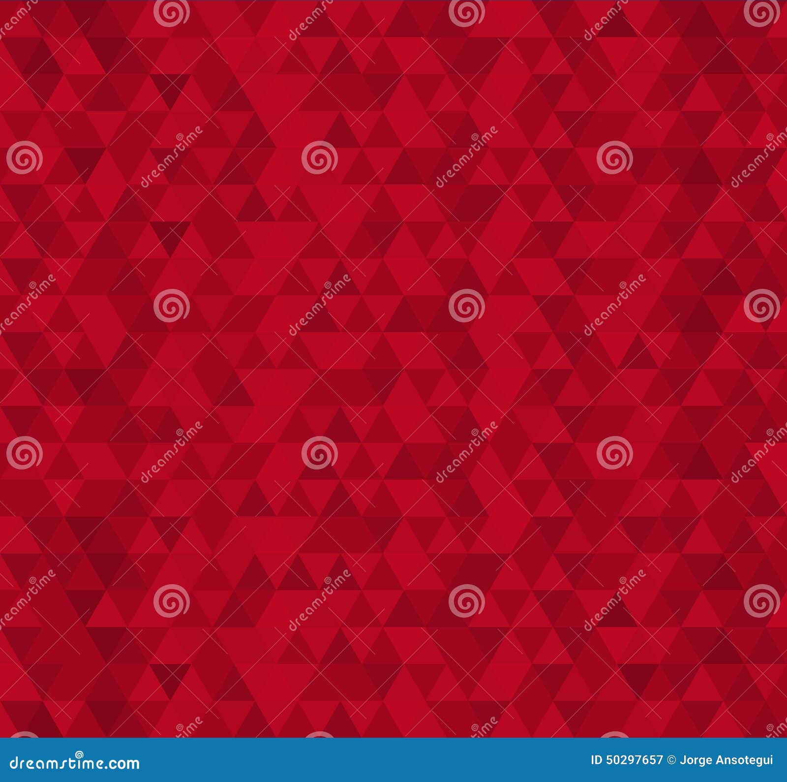 Red Triangle Tiles Seamless Pattern, Vector Background. Stock Vector ...