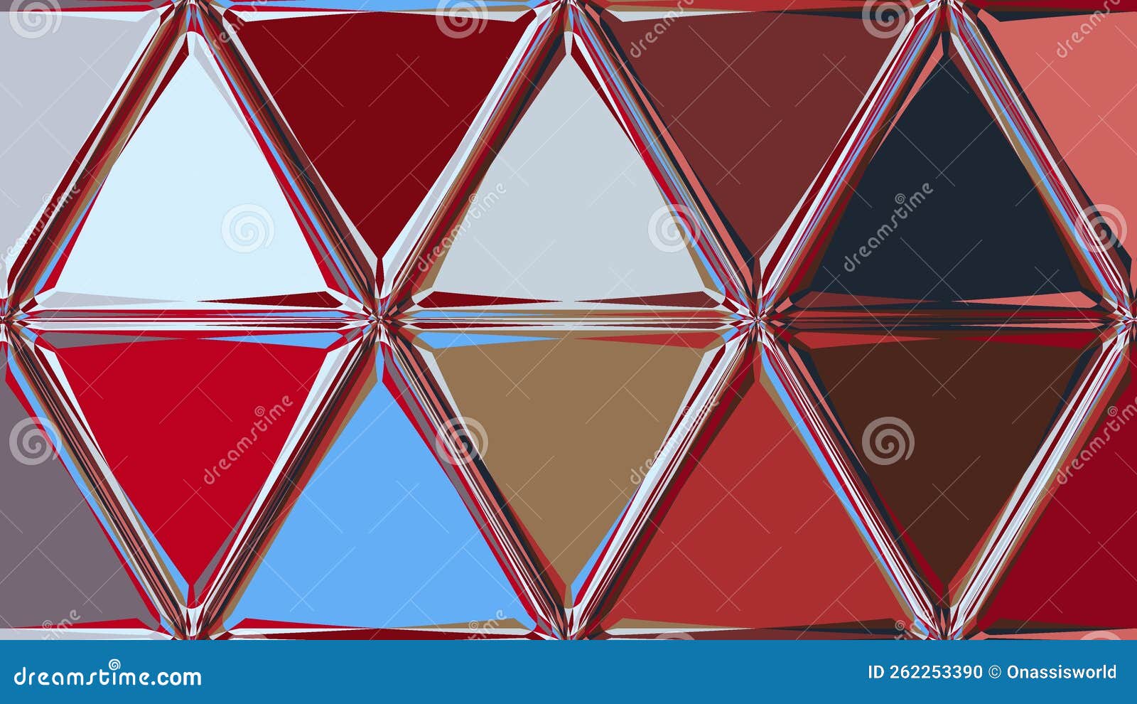 Red Triangles Abstract Shapes Blurs Backgrounds Stock Photo - Image of ...