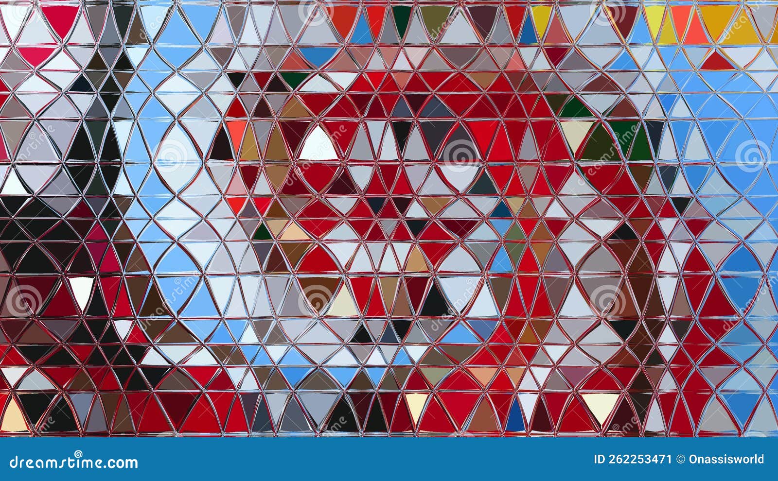 Red Triangles Abstract Shapes Blurs Backgrounds Stock Image - Image of ...