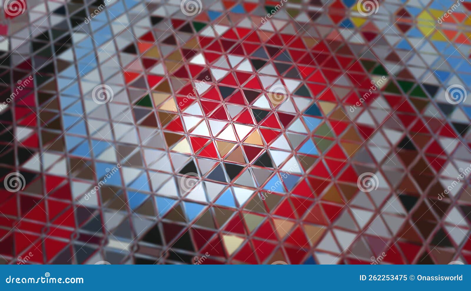 Red Triangles Abstract Shapes Blurs Backgrounds Stock Image - Image of ...