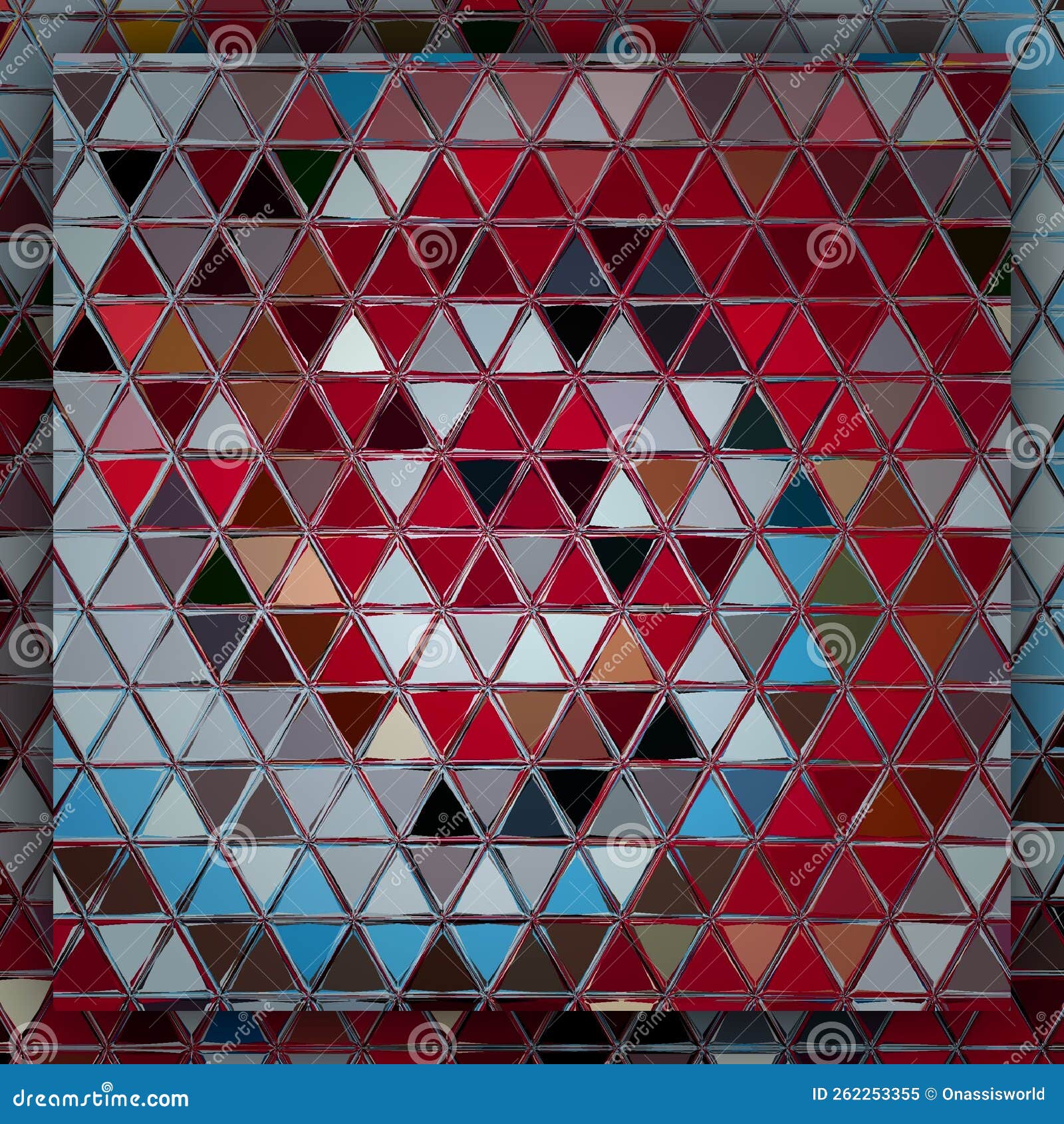 Red Triangles Abstract Shapes Blurs Backgrounds Stock Image - Image of ...