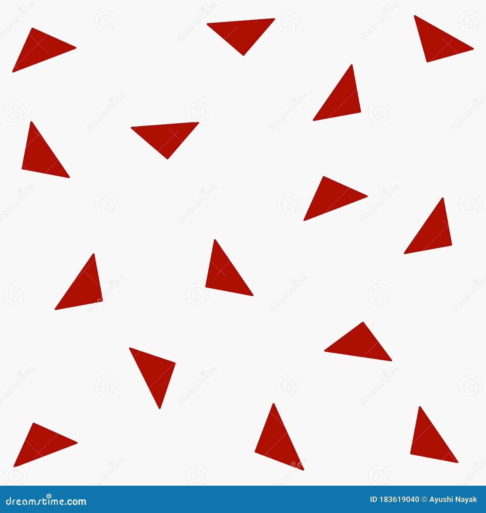 Red Triangles Design Illustration Stock Illustration - Illustration of ...