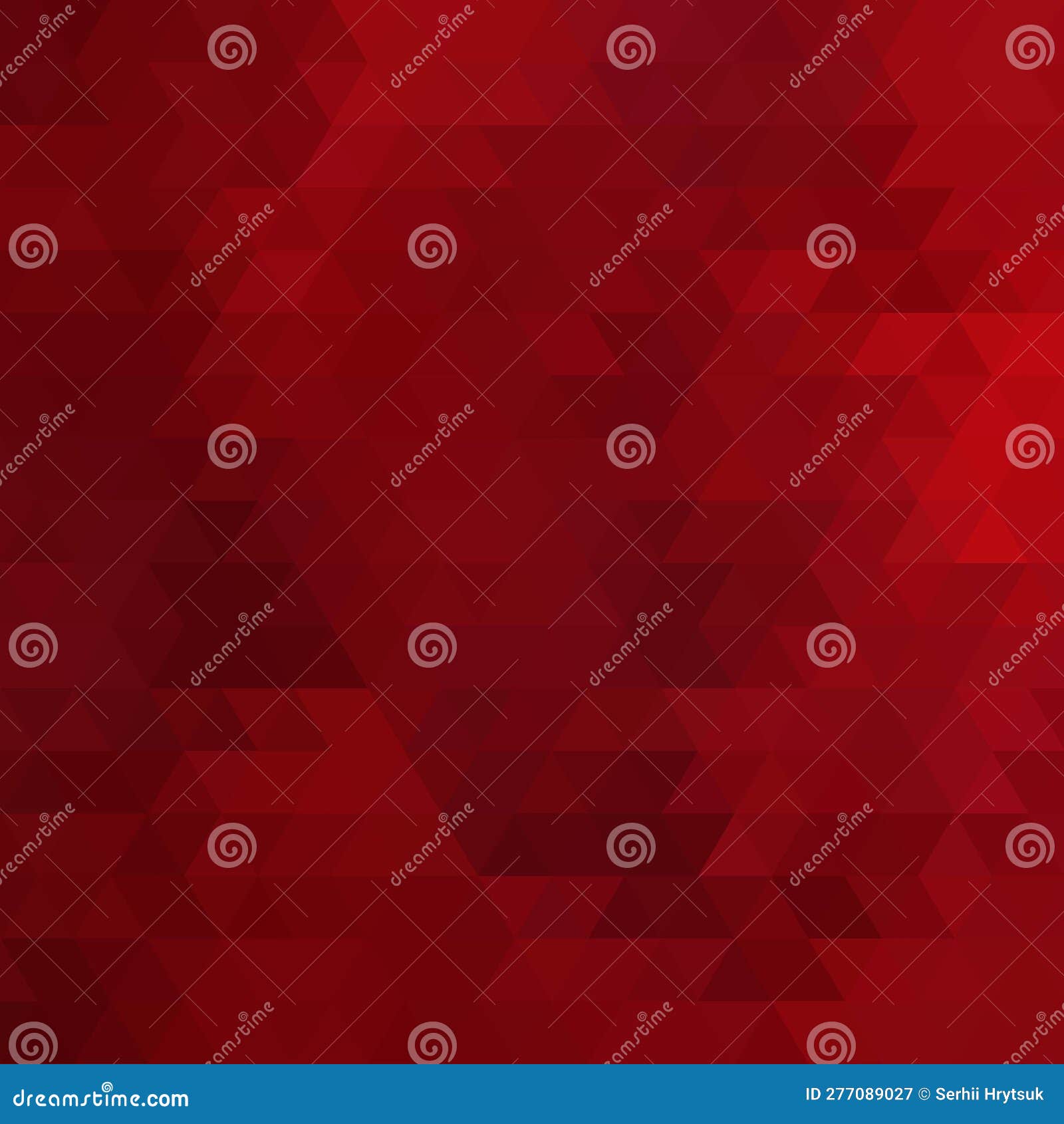 Red Triangles - Seamless Geometric Background. Vector Illustration ...