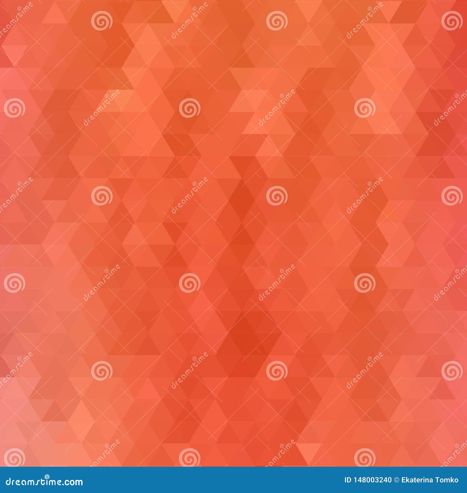 Red Triangular Background Template For Business Presentation Layout