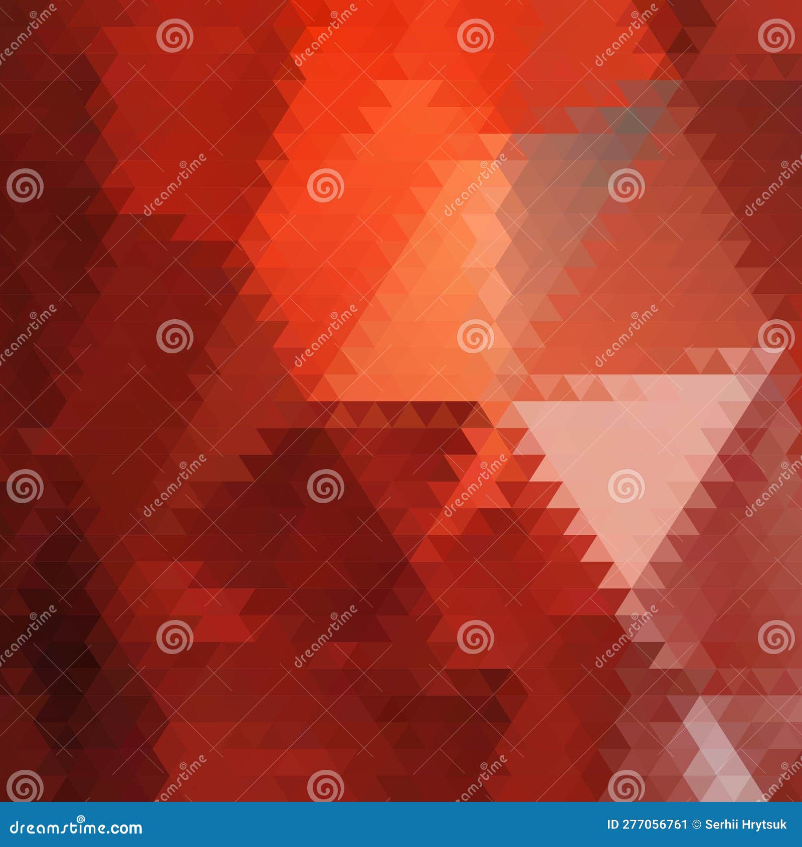 Red Triangular Background. Vector Abstract Graphics. Presentation ...